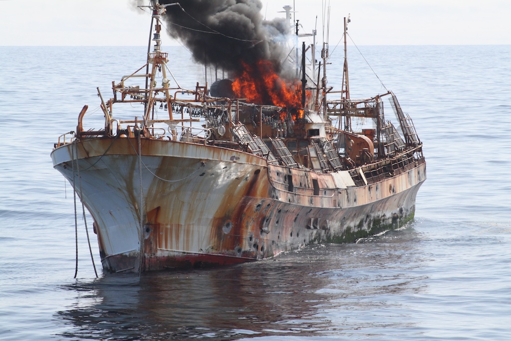 Anacapa crew describes sinking the "Ghost Ship" - KFSK